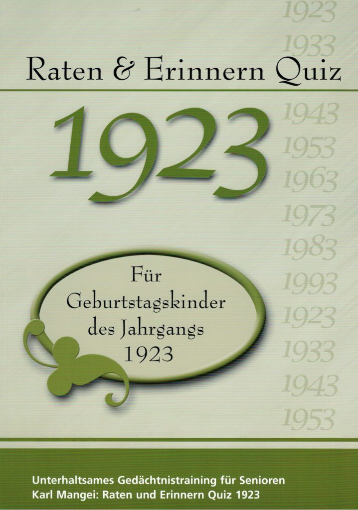 Jahrgangsquizbände | Produktkategorien | Mangei-Verlag