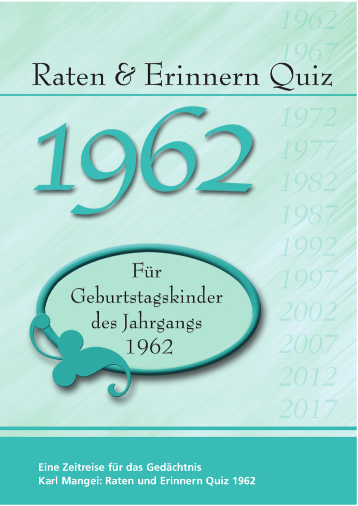 Raten und Erinnern Quiz 1962 | Mangei-Verlag